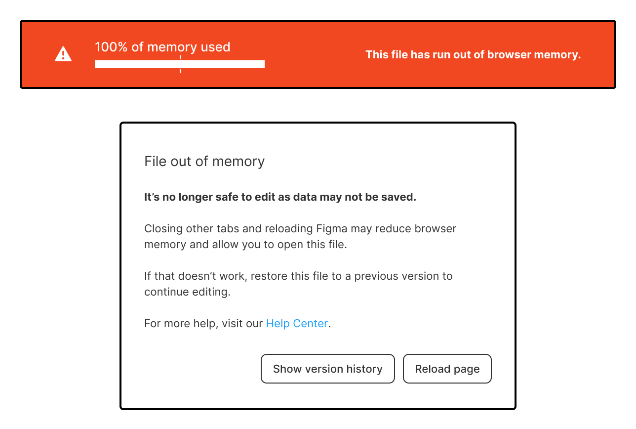 Reduce Memory Usage In Files Figma Help Center 