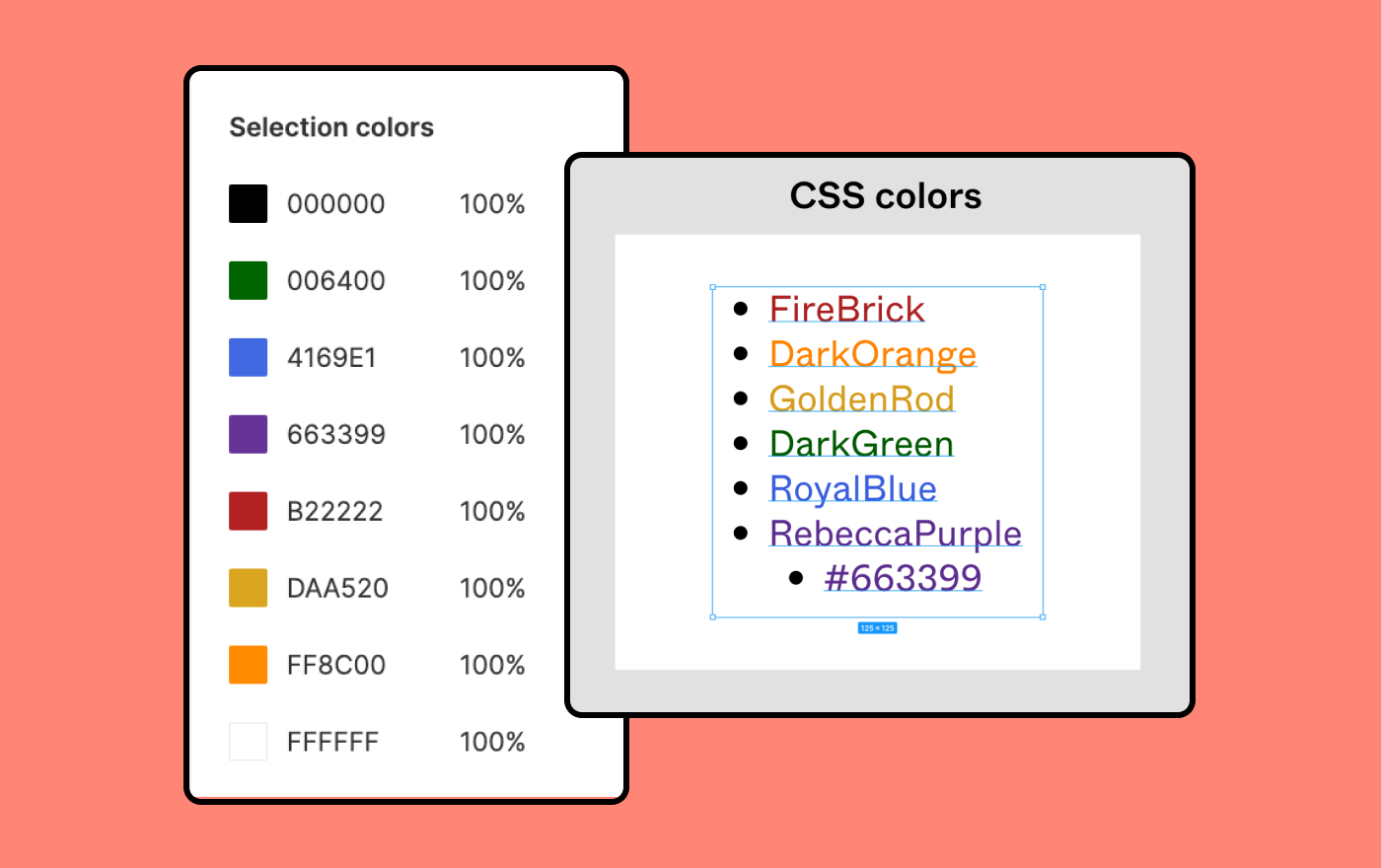 Bulleted and numbered lists – Figma Help Center