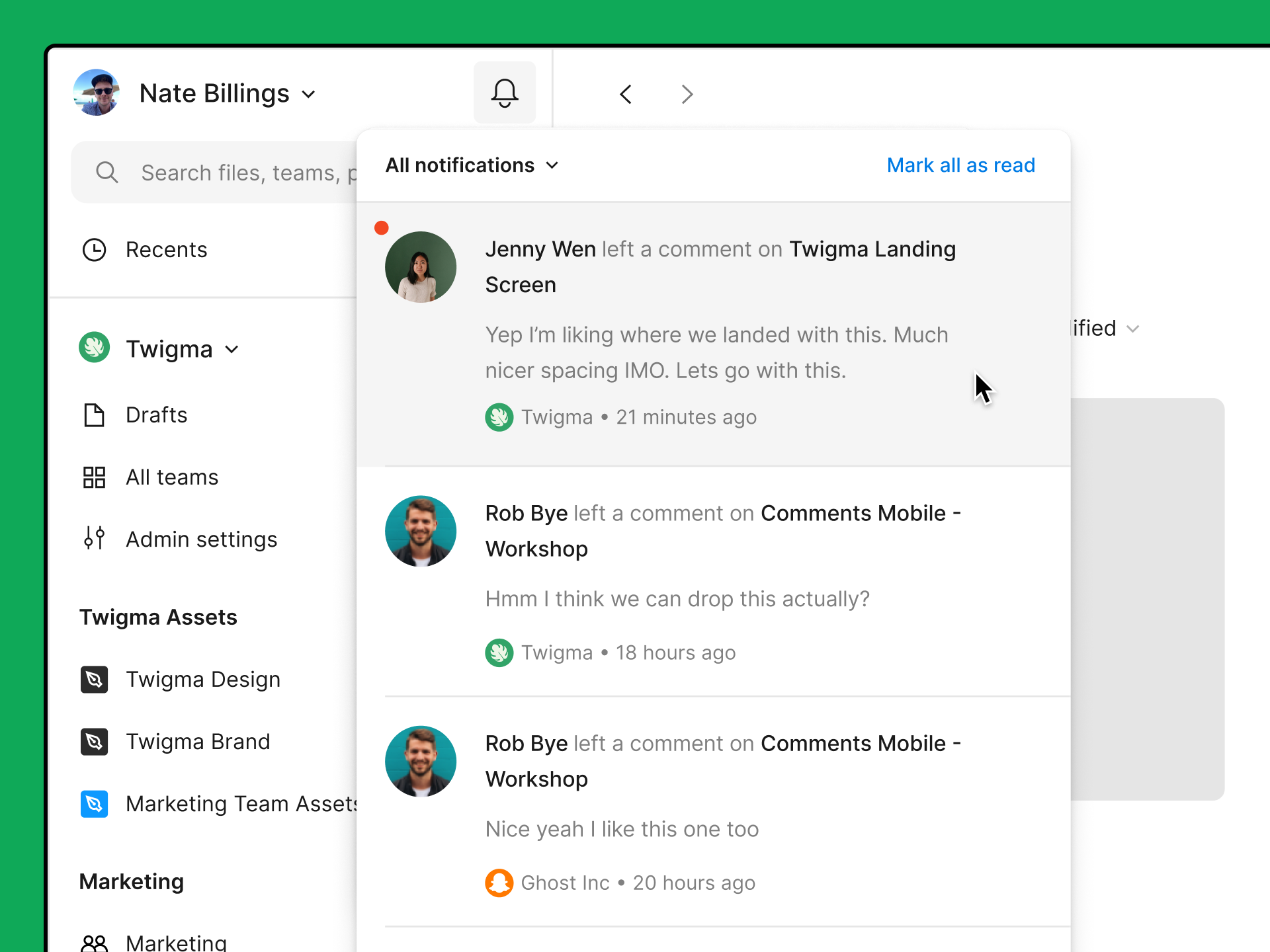 Manage Notification Preferences Figma Learn Help Center