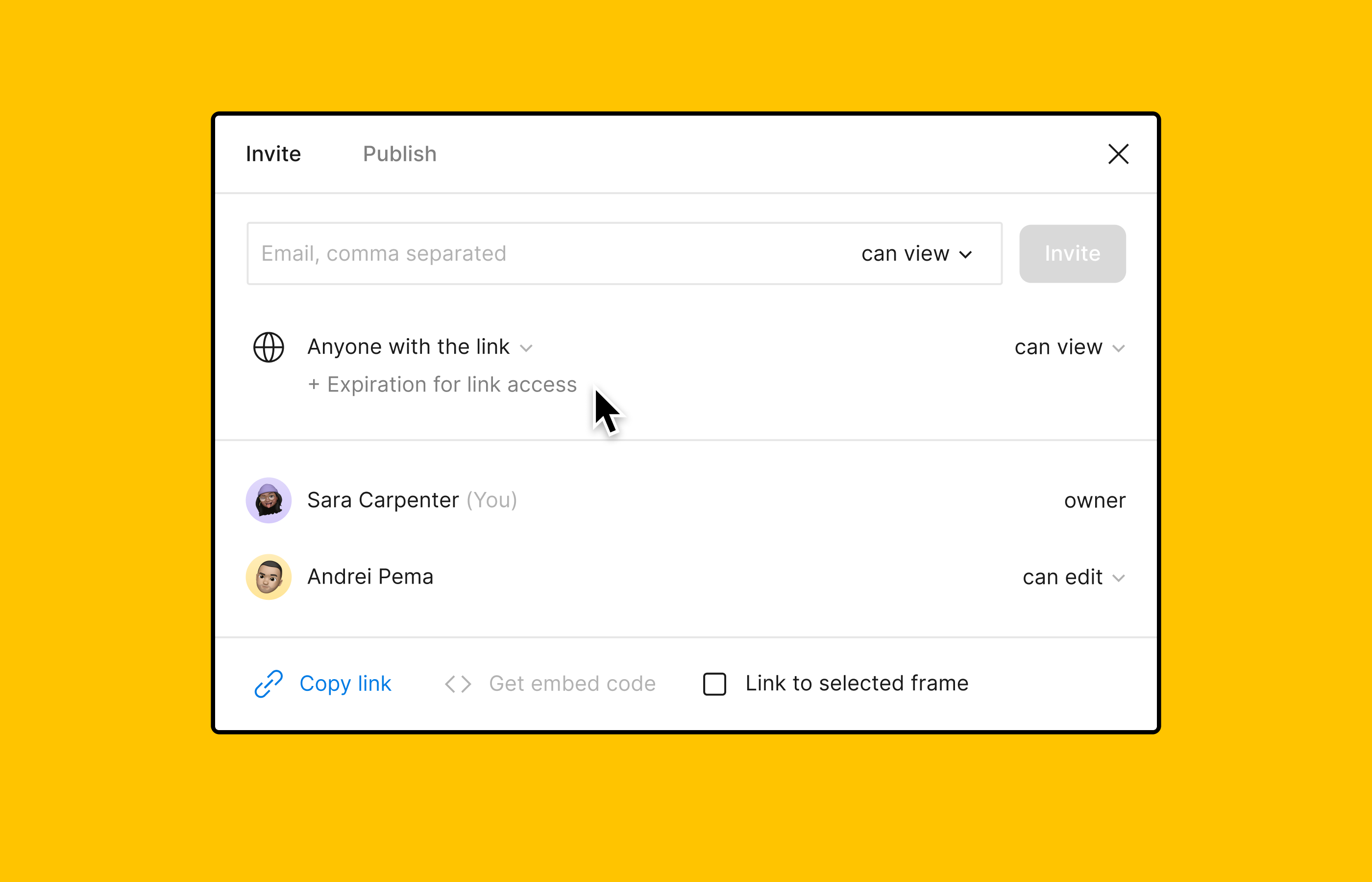 Set an expiration on public links in design files – Figma Learn - Help ...