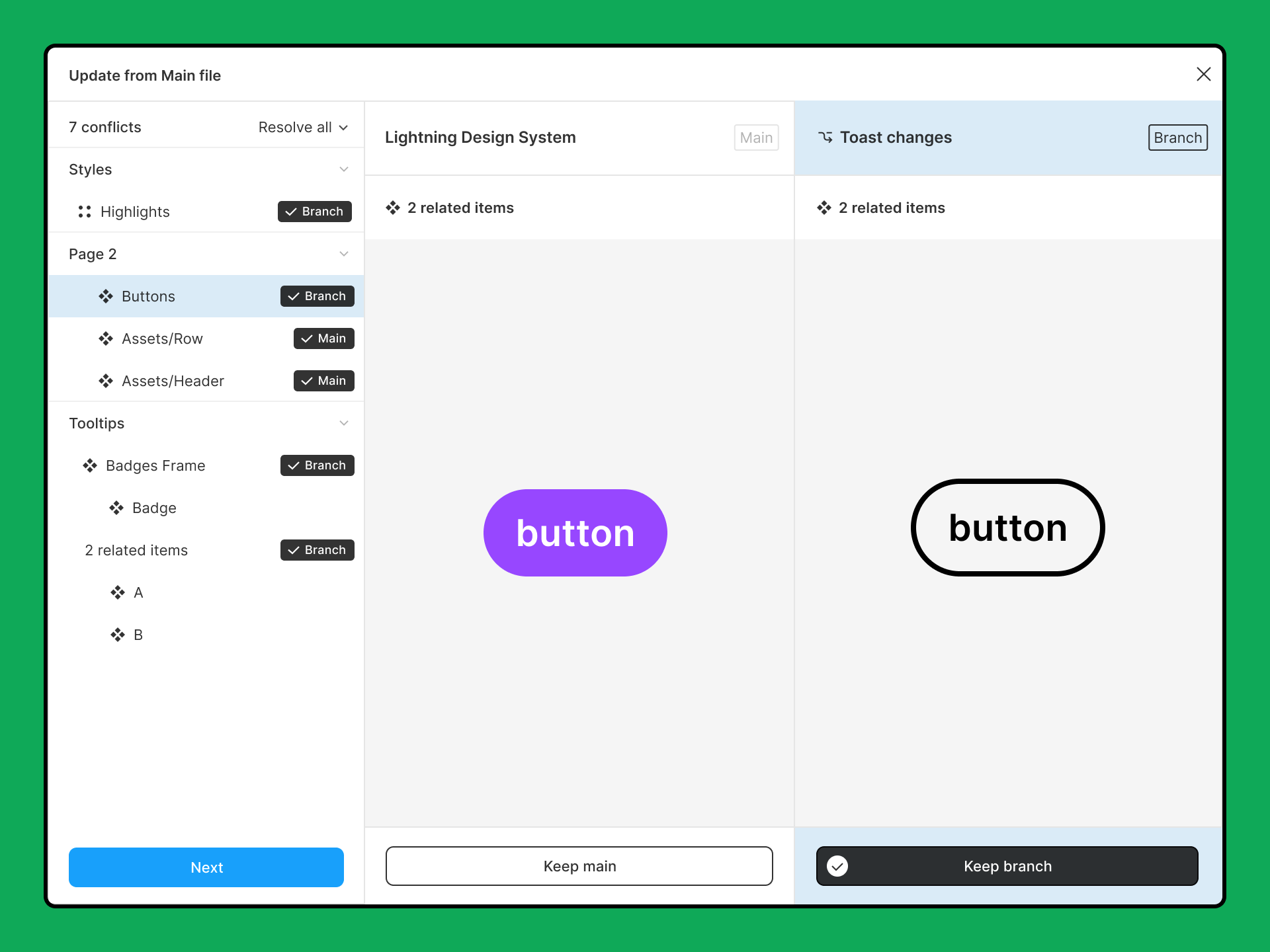 Get updates from main files – Figma Learn - Help Center
