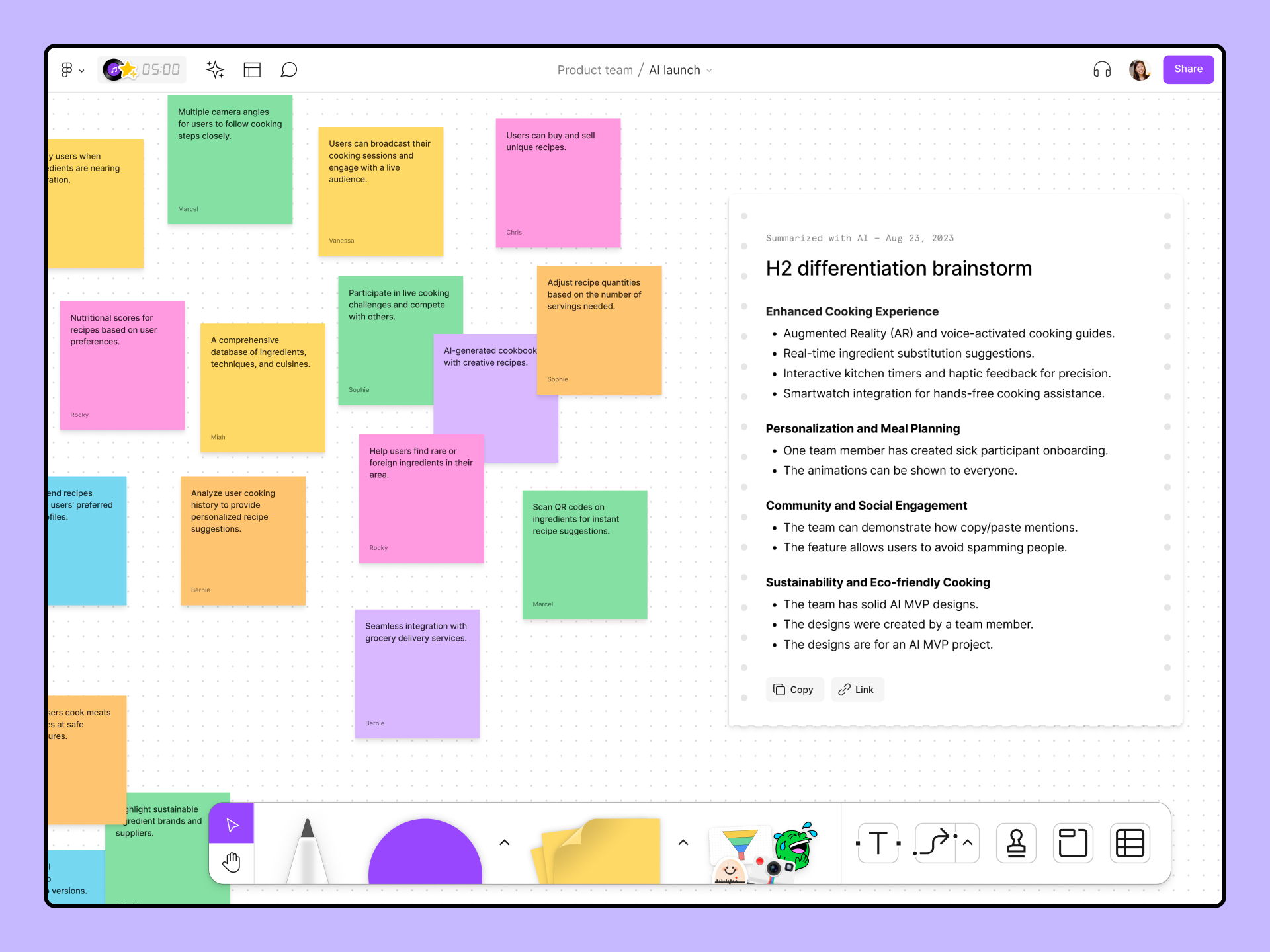 Sort and summarize stickies with FigJam AI – Figma Learn - Help Center