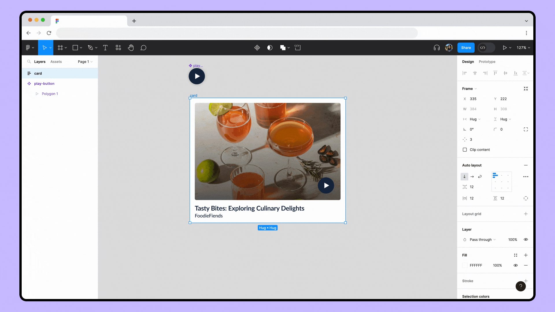 Create a responsive card with auto layout and constraints – Figma Learn - Help Center