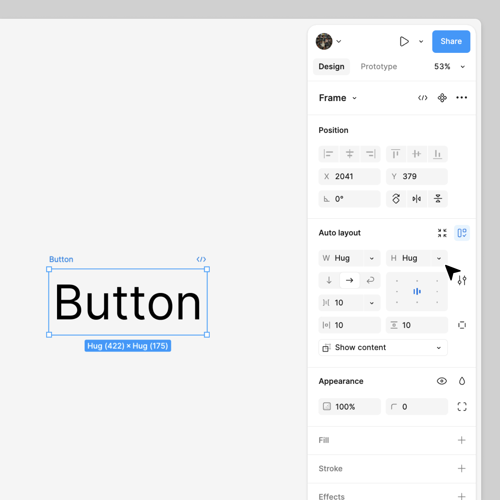 Design Your First Button Figma Learn Help Center