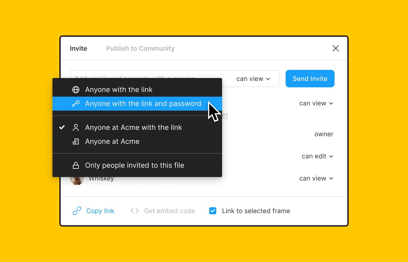 Add Password Protection To Files Figma Learn Help Center