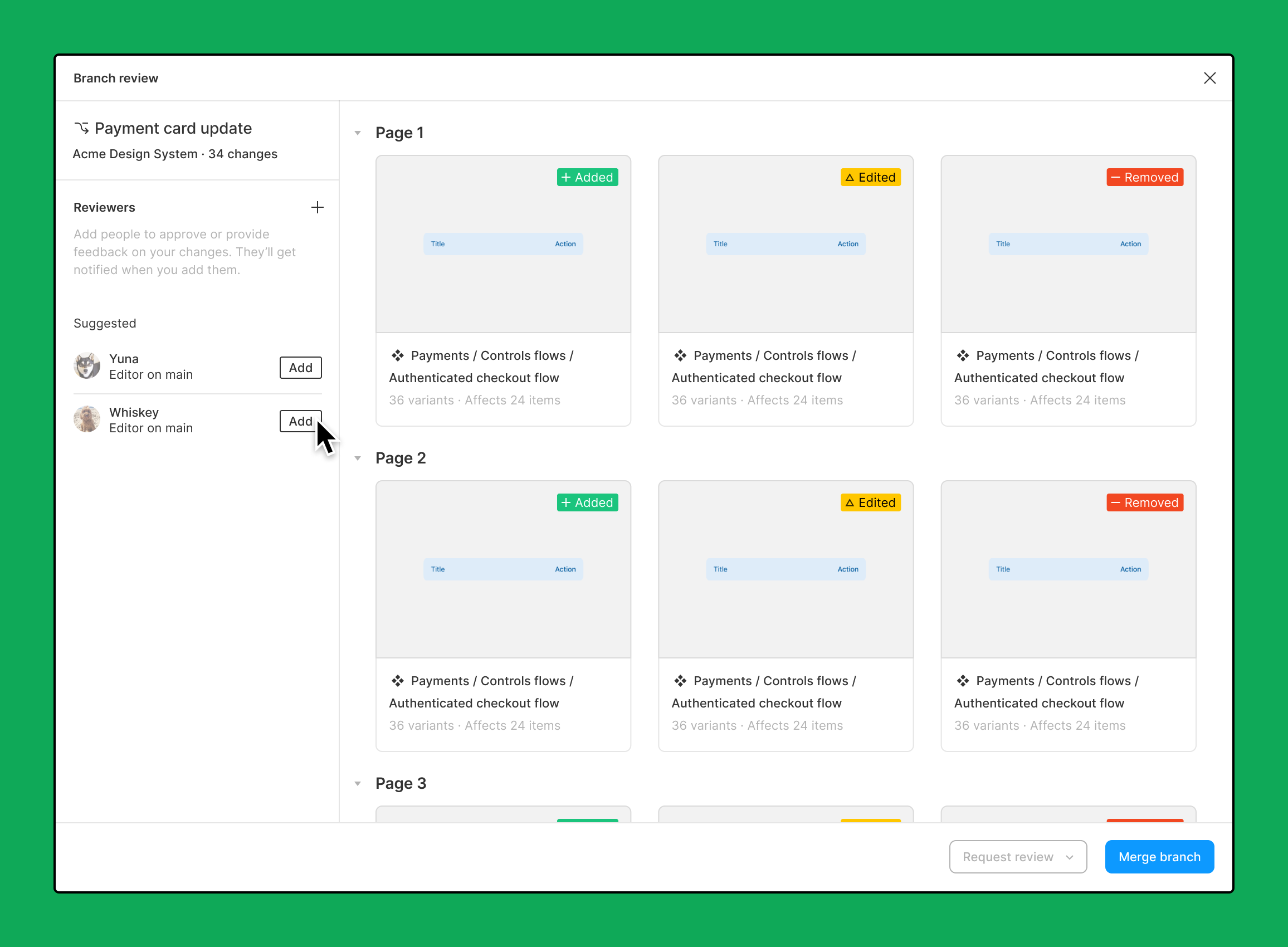 Request a branch review – Figma Learn - Help Center