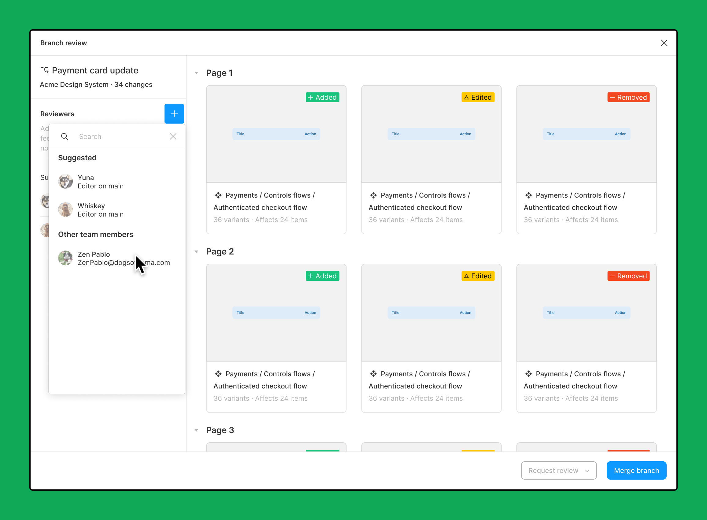Request a branch review – Figma Learn - Help Center