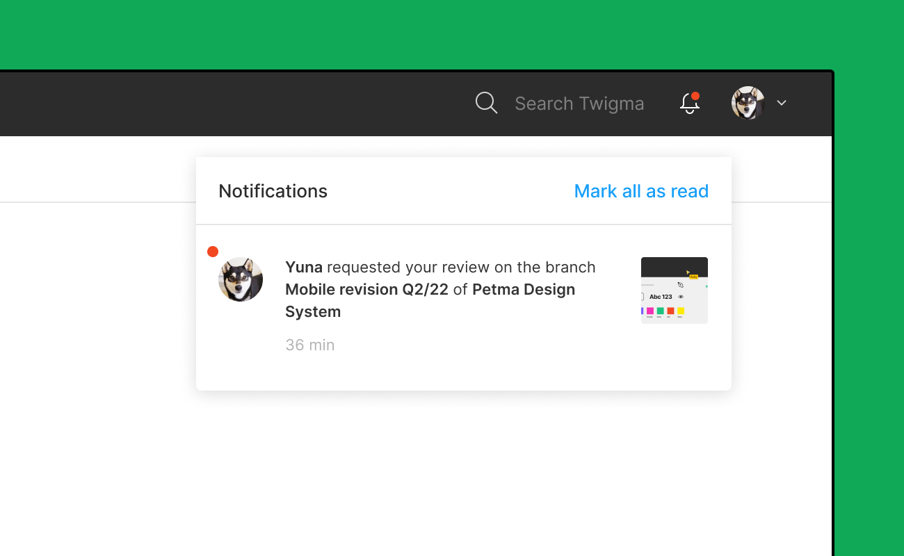 Review branch changes – Figma Learn - Help Center