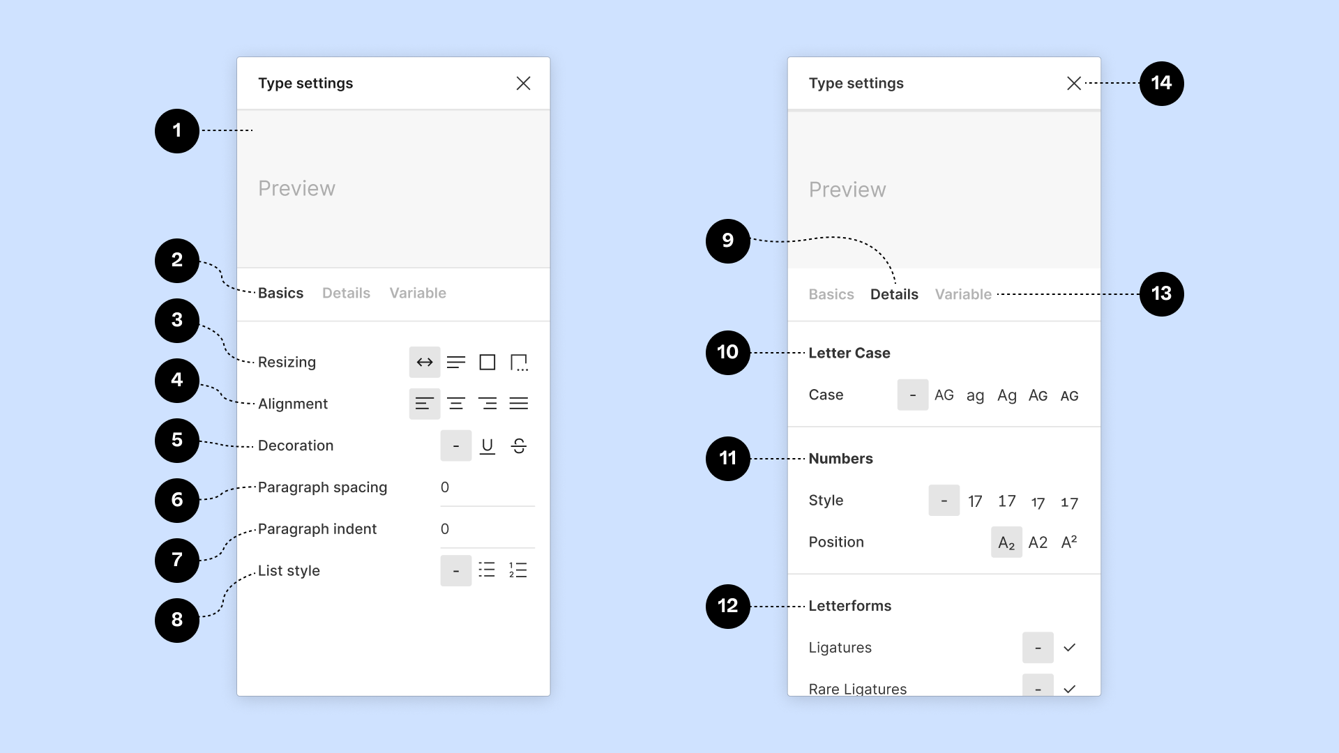 Explore Text Properties Figma Help Center