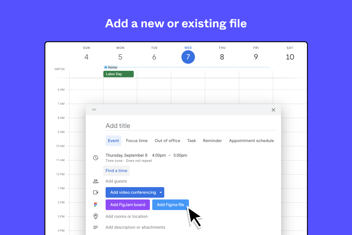 Add Figma Files To Google Calendar Events Figma Learn Help Center
